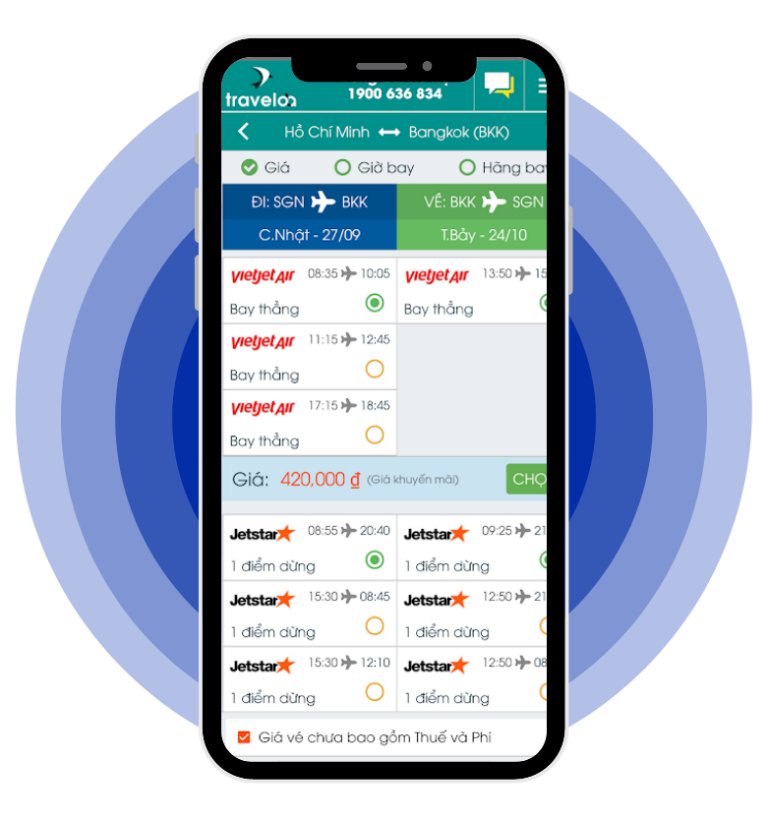 Thiết Kế App Đặt Vé Máy Bay Chuyên Nghiệp - WINDSoft
