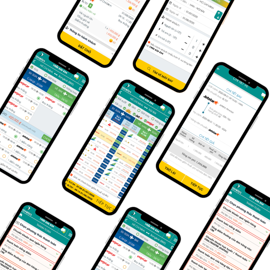 Thiết Kế App Đặt Vé Máy Bay Chuyên Nghiệp - WINDSoft